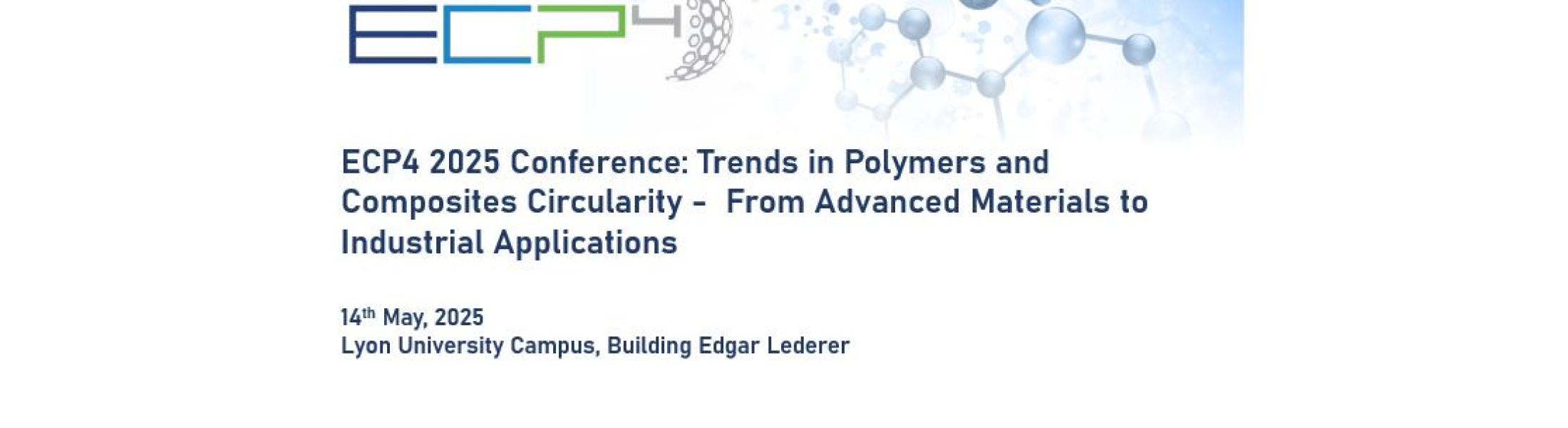 ECP4 Conference 2025 - Agenda released! - ECP4